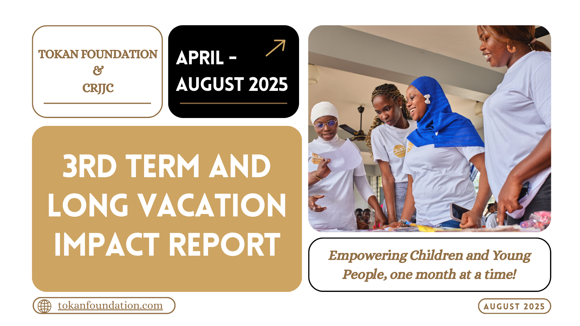 3rd Term 2025 and Long Vacation Impact Report - TOKAN Foundation
